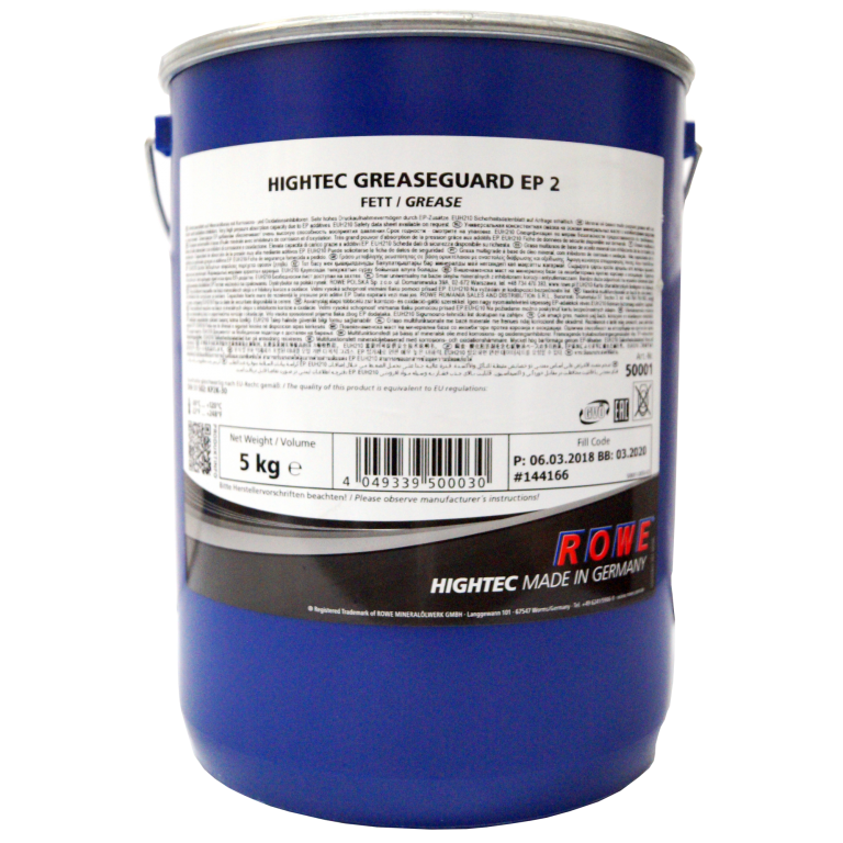 GRASA EP 2 X 5 KILOGRAMOS REF 50001 – 0050 MARCA ROWE – Eurolíquidos